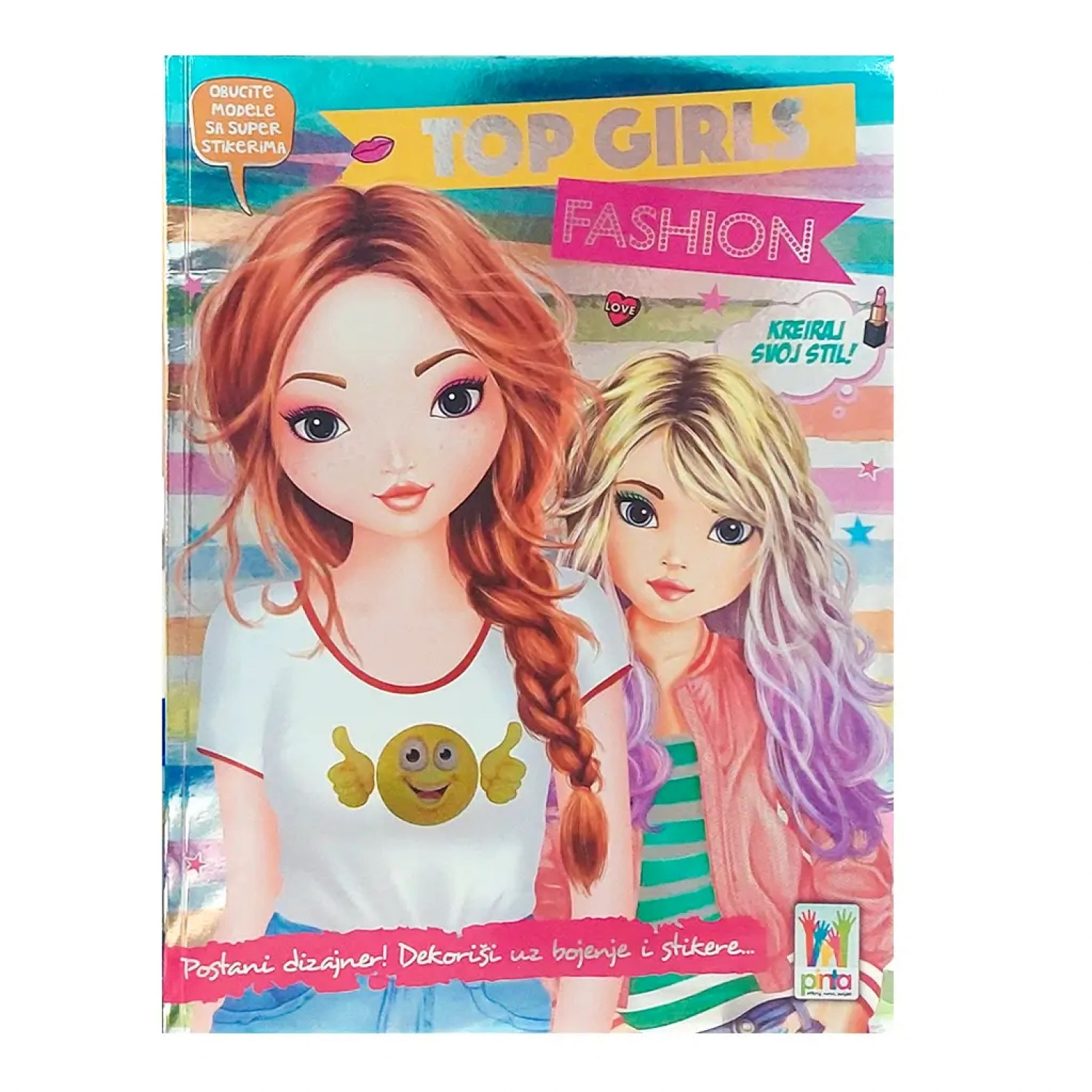 TOP GIRLS FASHION BOOK SA NALEPNICAMA - Magična oaza