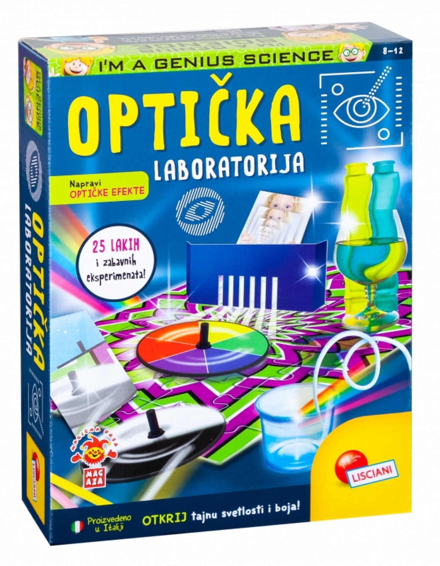 MALI GENIJE SR EDUKATIVNI SET OPTICKA LABORATORIJA LISCIANI - Magična oaza