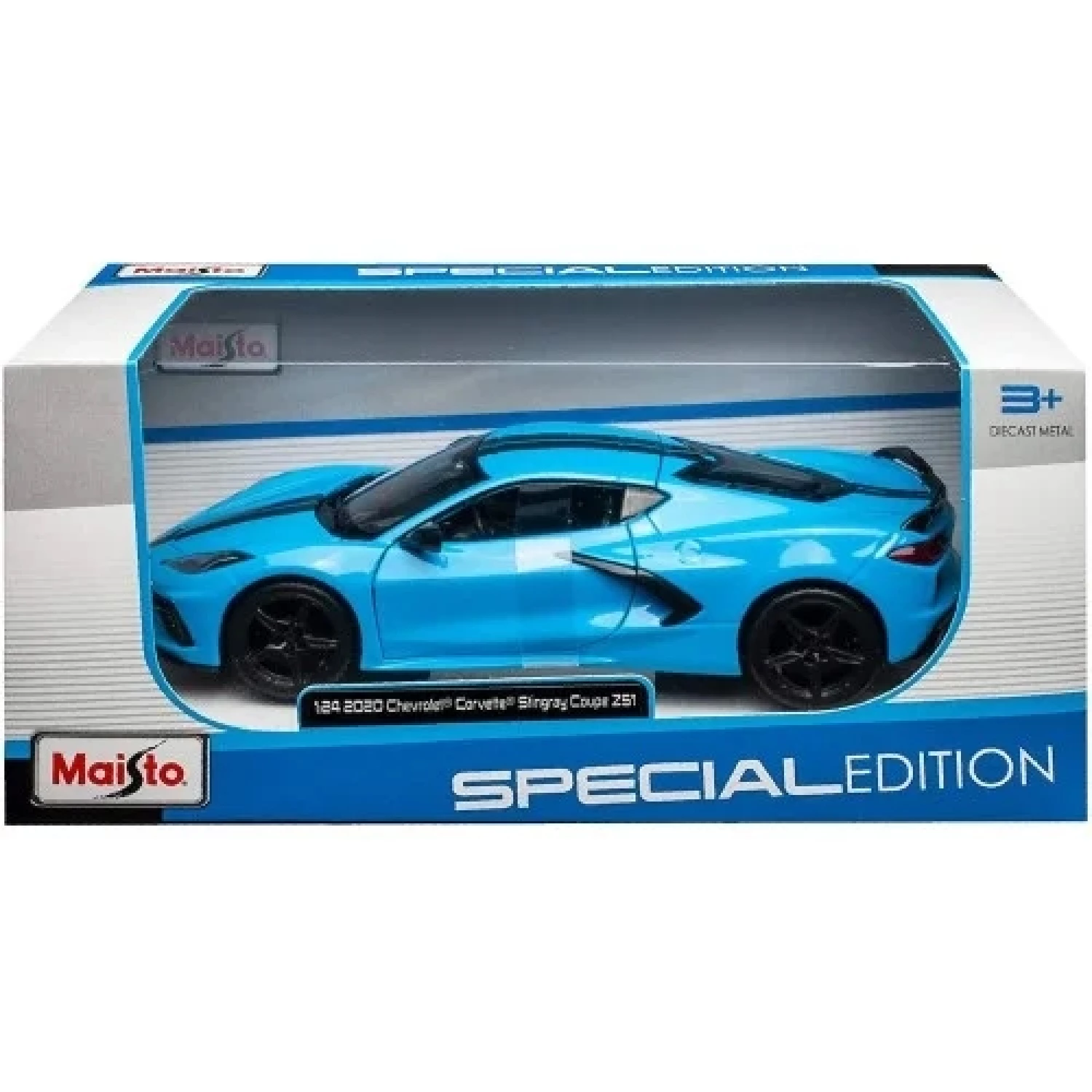MAISTO METALNI MODEL AUTICA 1:24 2020 CHEVROLET CORVETTE STINGRAY BLUE ...