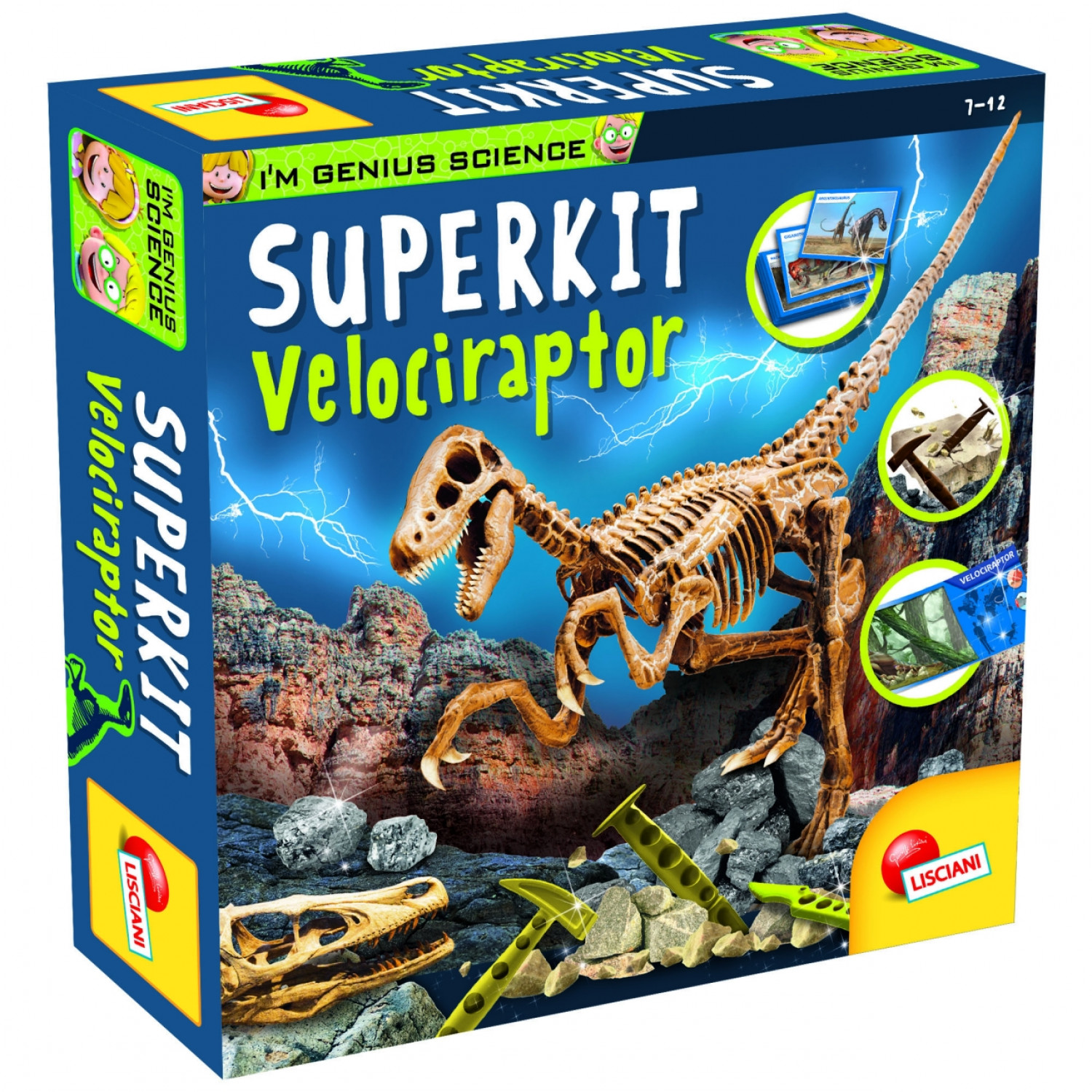 LISCIANI MALI GENIJE SUPER KIT VELOCIRAPTOR - Magična oaza
