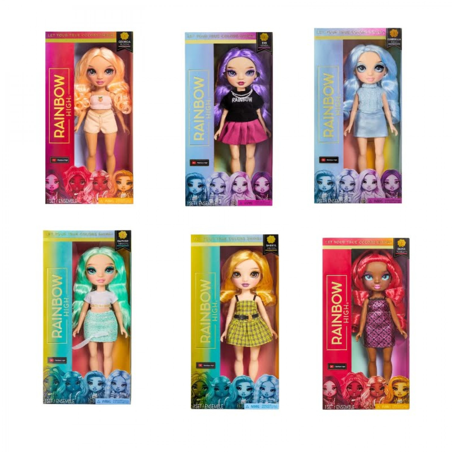 RAINBOW HIGH OPP FASHION DOLL ASST - Magična oaza