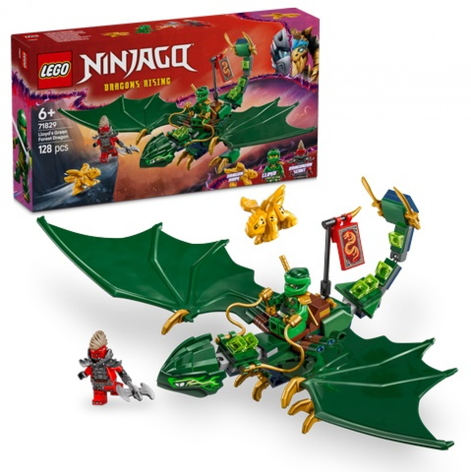 LEGO NINJAGO LLOYDS GREEN FOREST DRAGON - Magična oaza