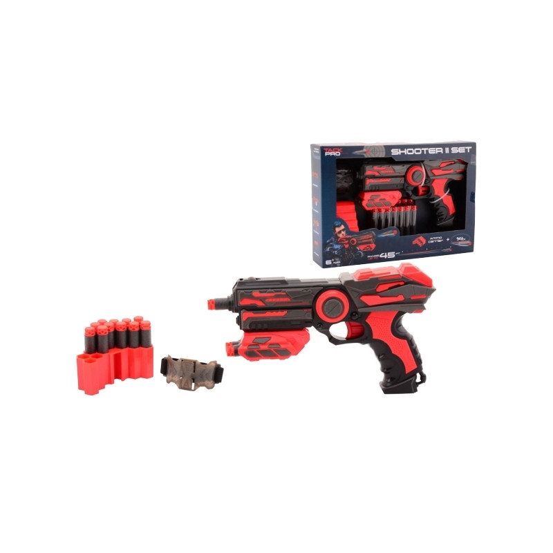 TACK PRO SHOOTER II PISTOLJ 23CM SA DODACIMA I 14 SUNDJERASTIH METAKA ...