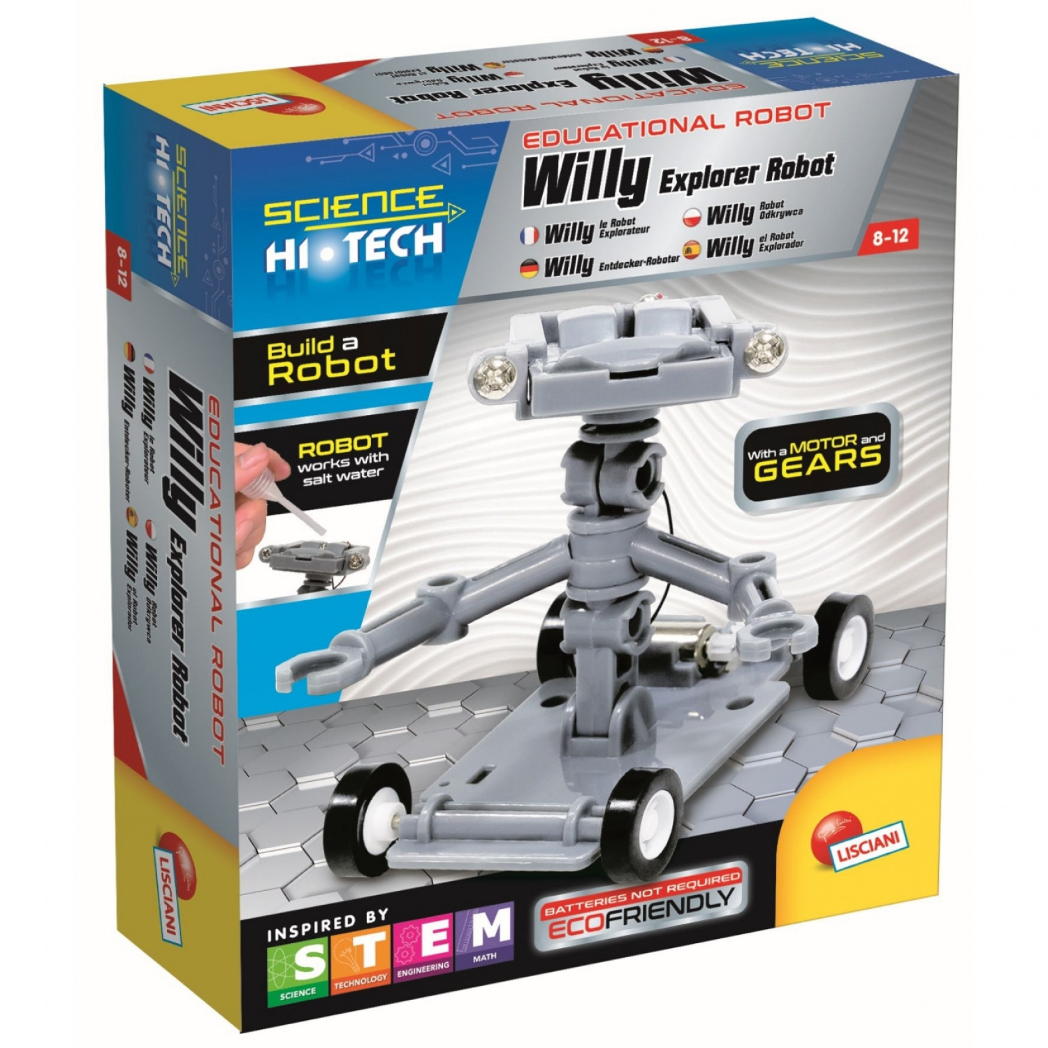 EDUKATIVNA IGRACKA HITECH KONSTRUKTOR LED ROBOT LISCIANI - Magična oaza