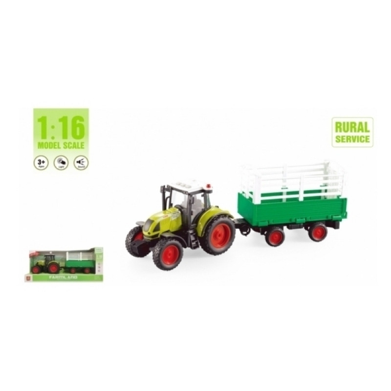 TRAKTOR SA BOX PRIKOLICOM, ZVUKOM I SVETLOM - Magična oaza