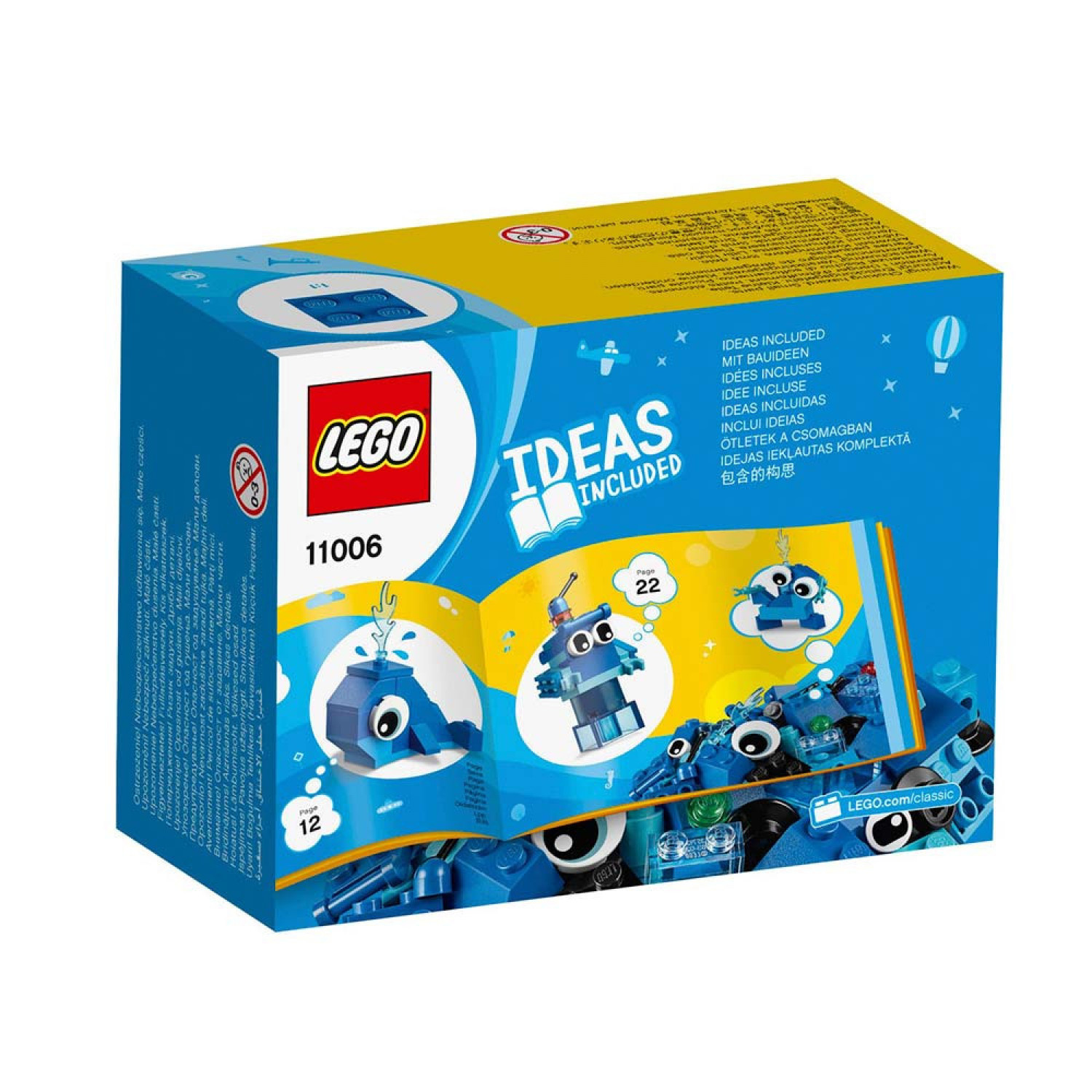 LEGO CLASSIC CREATIVE BLUE BRICKS - Magična oaza