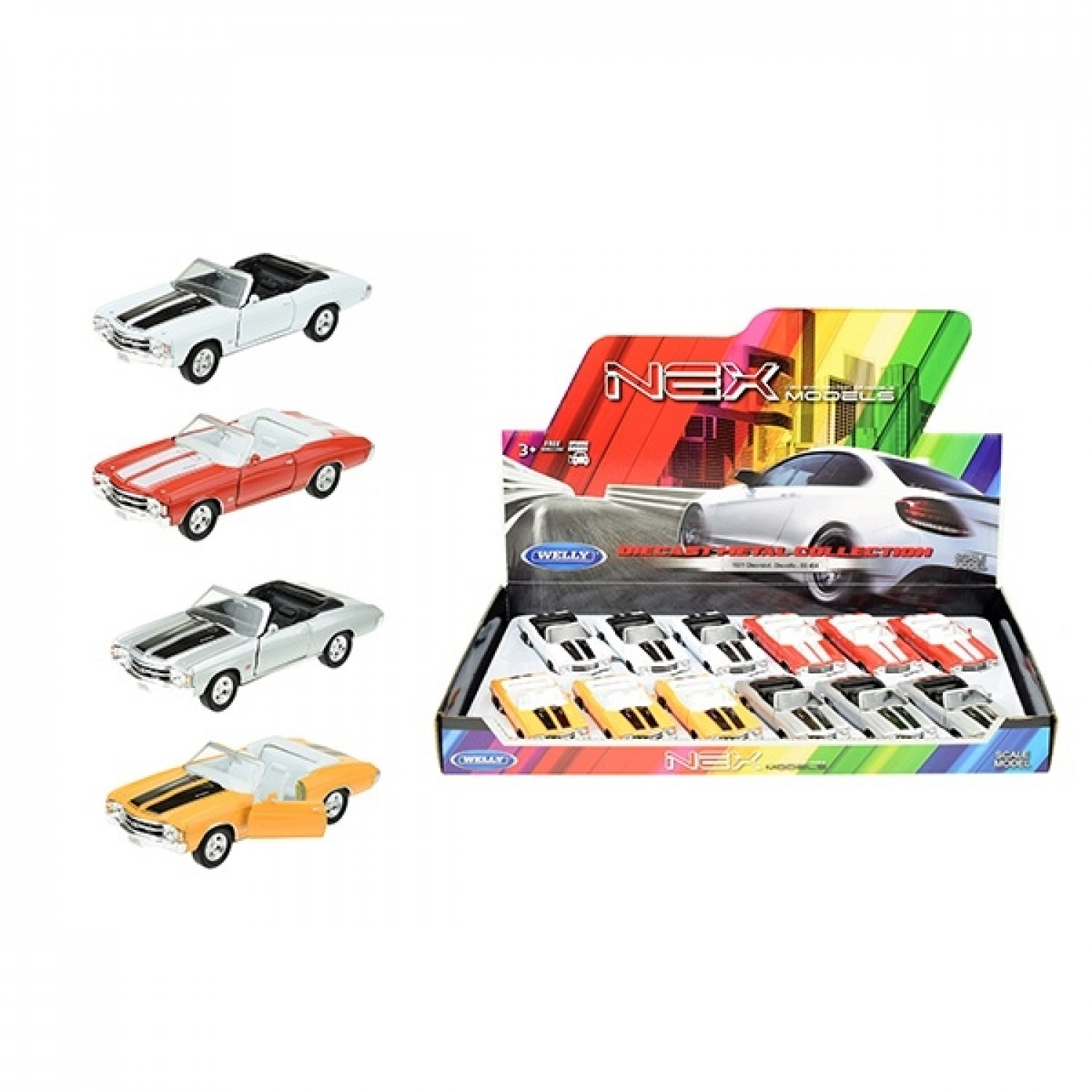 WELLY METALNI AUTO CHEVROLET1971 CHEVELLE SS - Magična oaza