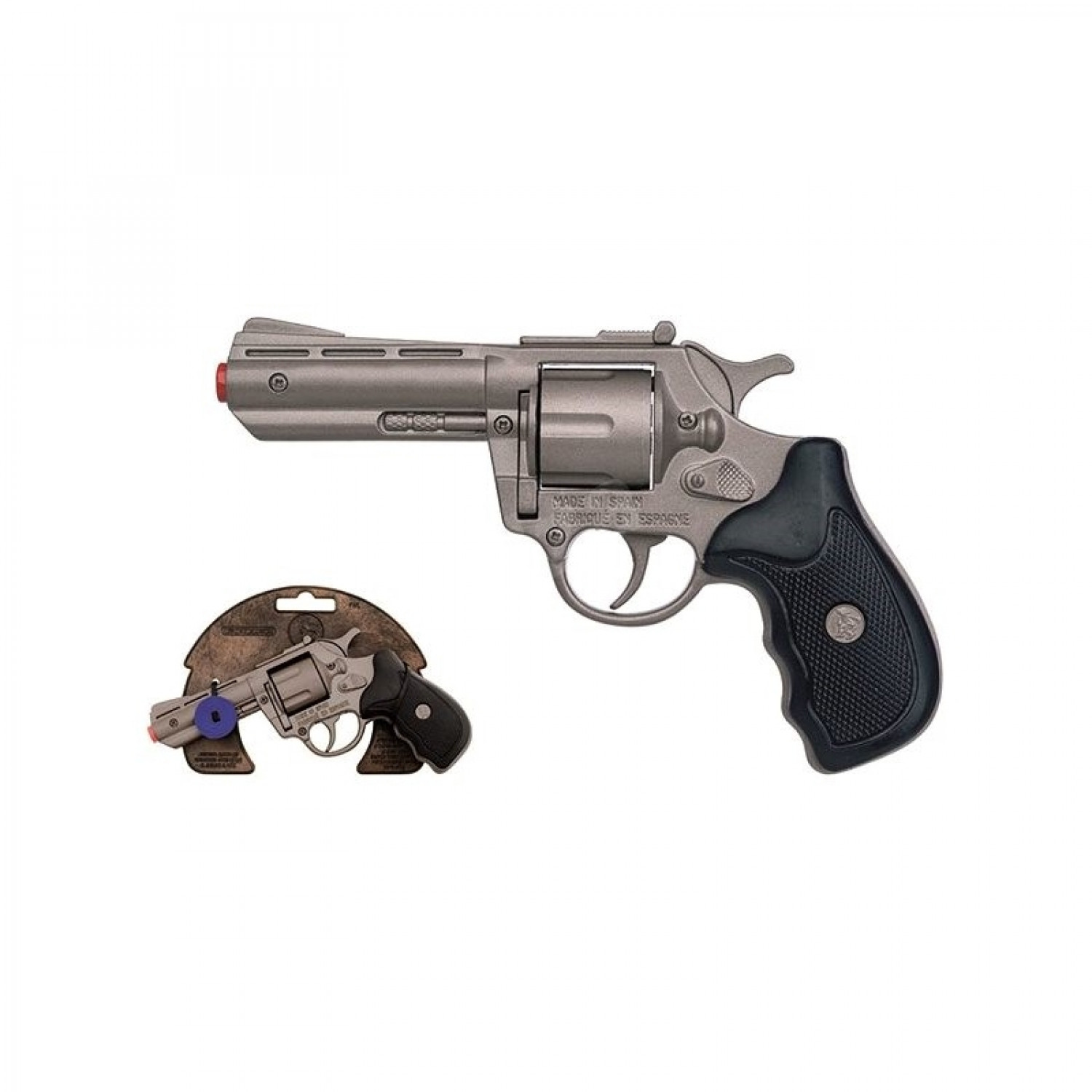 GONHER POLICIJSKI REVOLVER IGRACKA KAPISLE BR 8 - Magična oaza