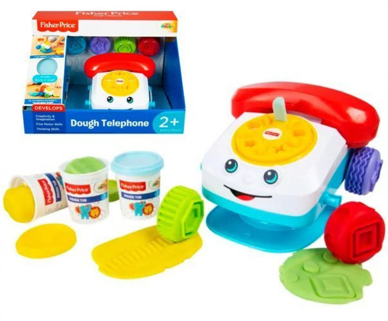 FISHER PRICE EDUKATIVNI SET TELEFON SA PLASTELINOM FPR-4831 - Magična oaza