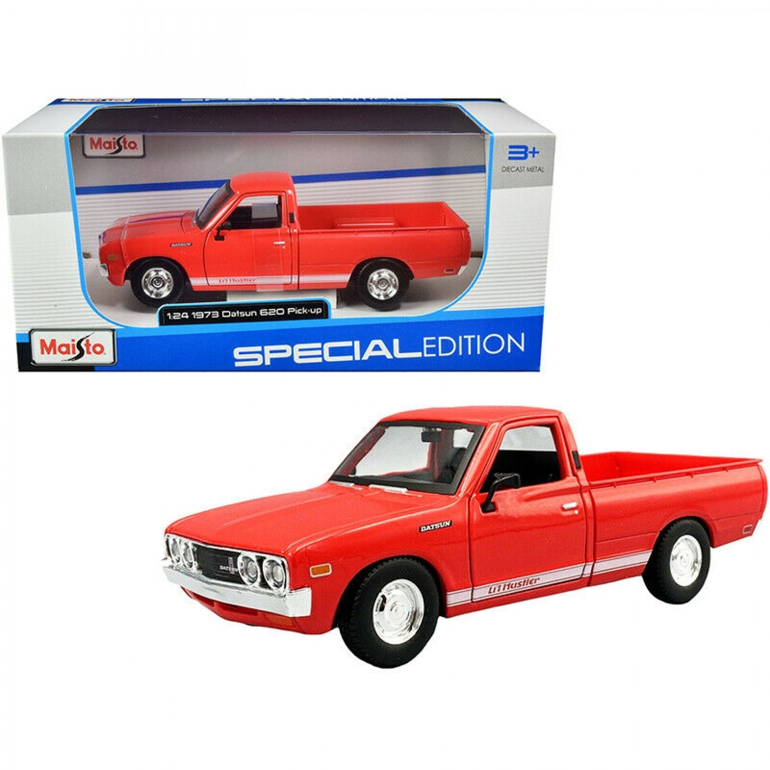 MAISTO METALNI AUTO 1:24 DATSUN 620 PICK-UP IZ 1973.GODINE 18CM SPECIAL ...