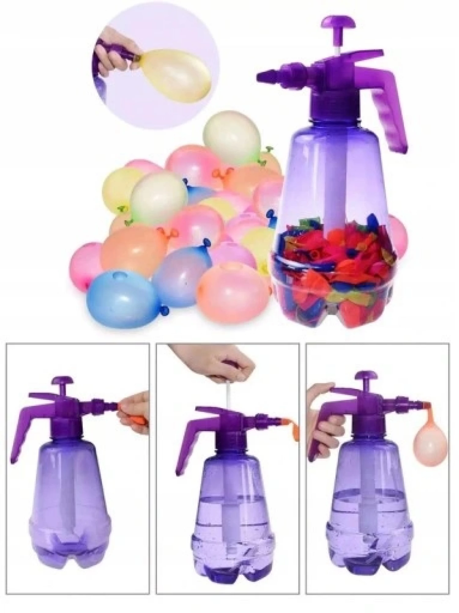 PUMPALICA SA VODENIM BALONIMA 100PCS - Magična oaza